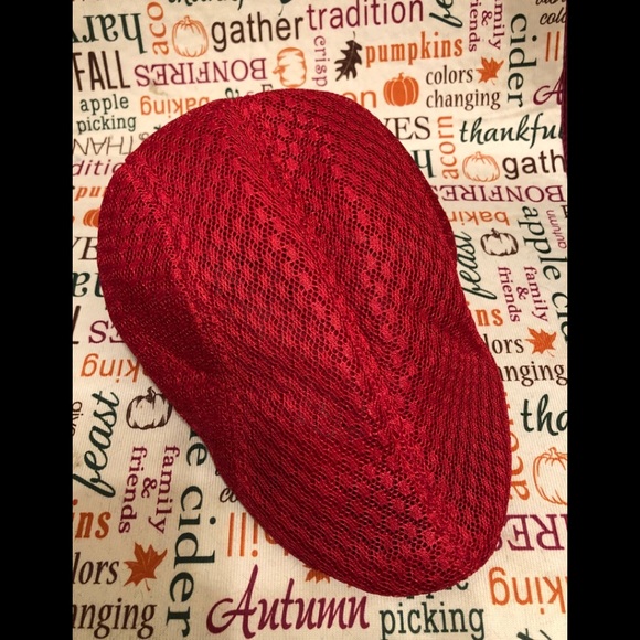 Not Rated | Accessories | New Mens Red Mesh Driving Hat | Poshmark